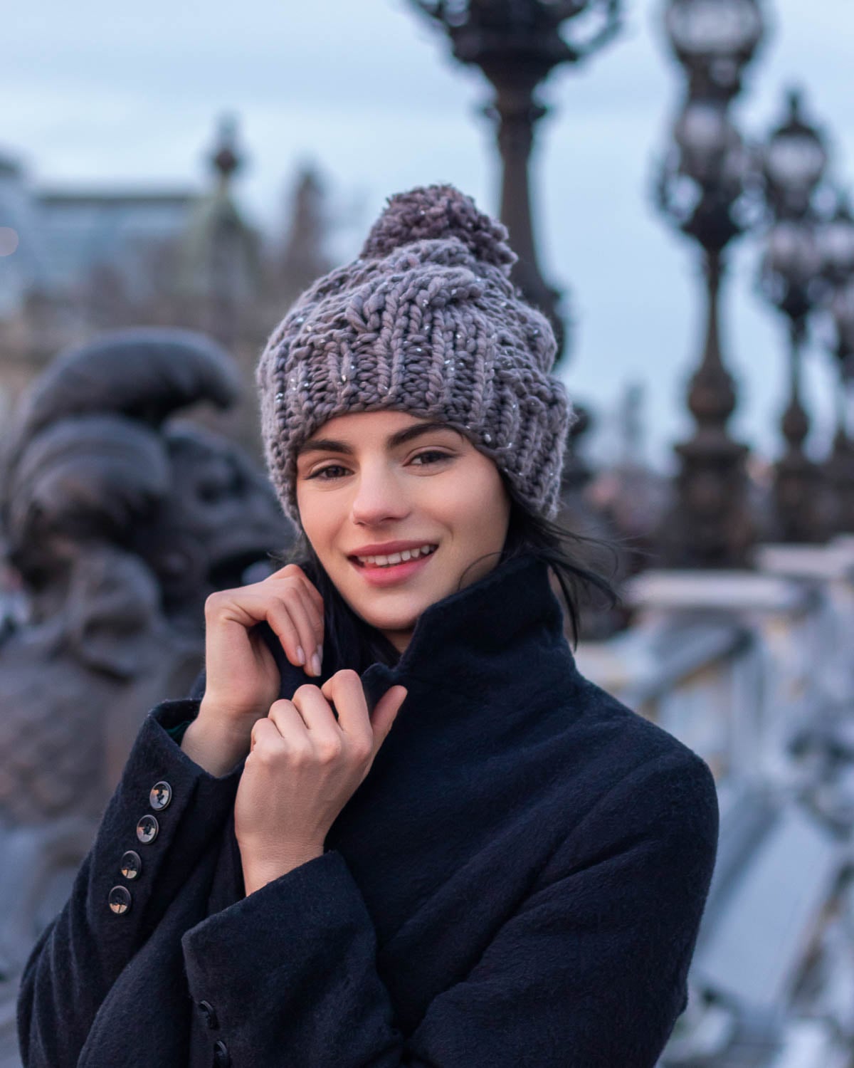 Nordic Grey Beanie - Miss Polyplexi