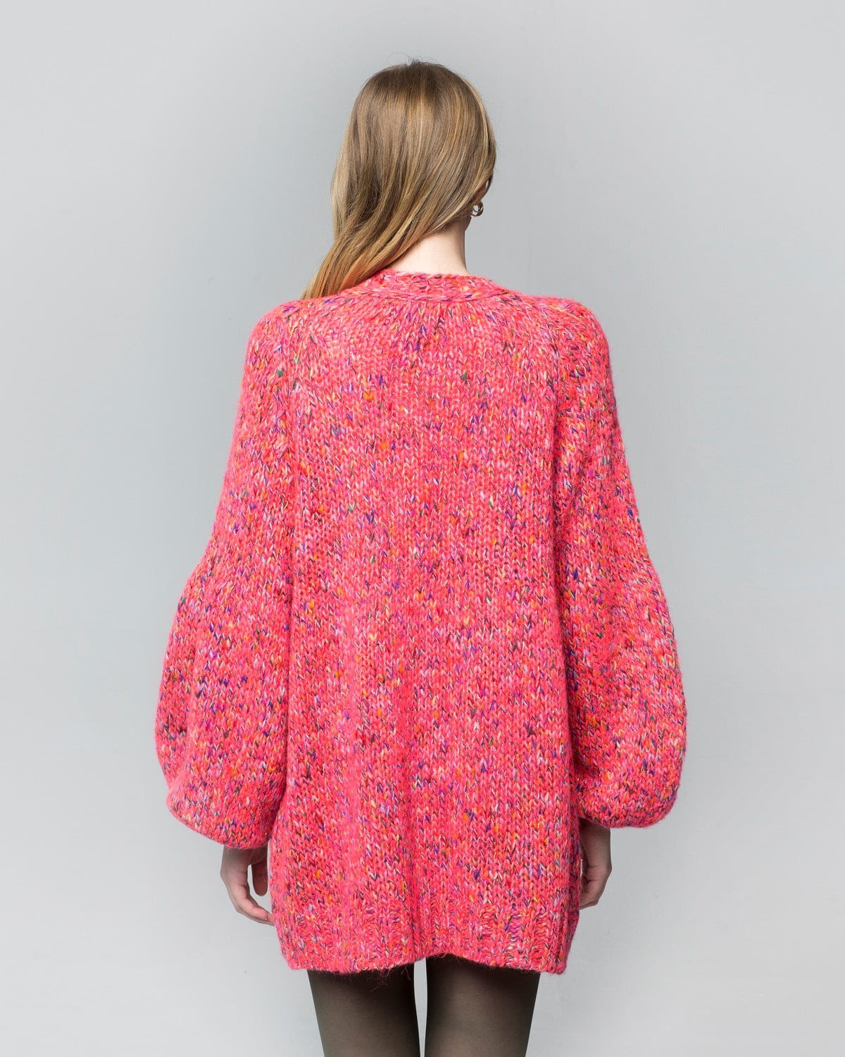 Sabine Fuchsia Knitted Cardigan - Miss Polyplexi