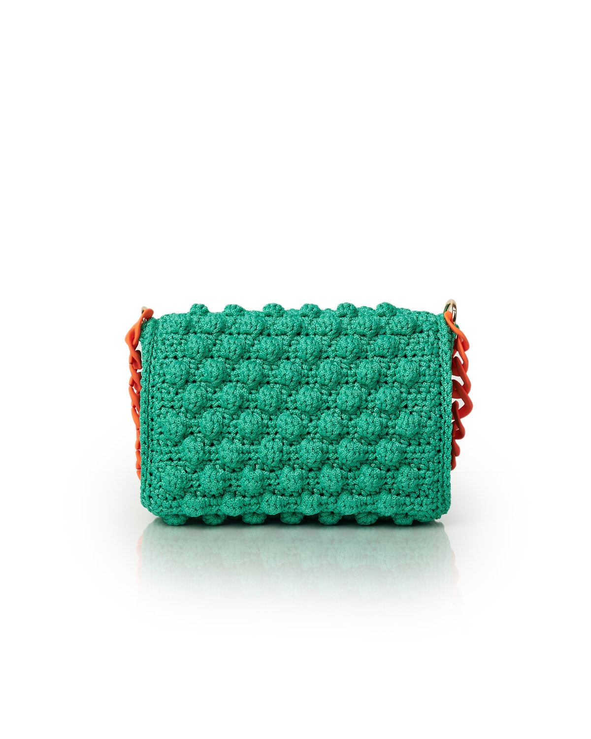 Ossian Dark Green Crochet Shoulder Bag - Miss Polyplexi